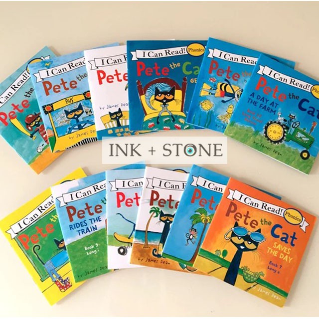 Pete the Cat I Can Read Phonics booklet set of 12 / Phonics | Shopee ...