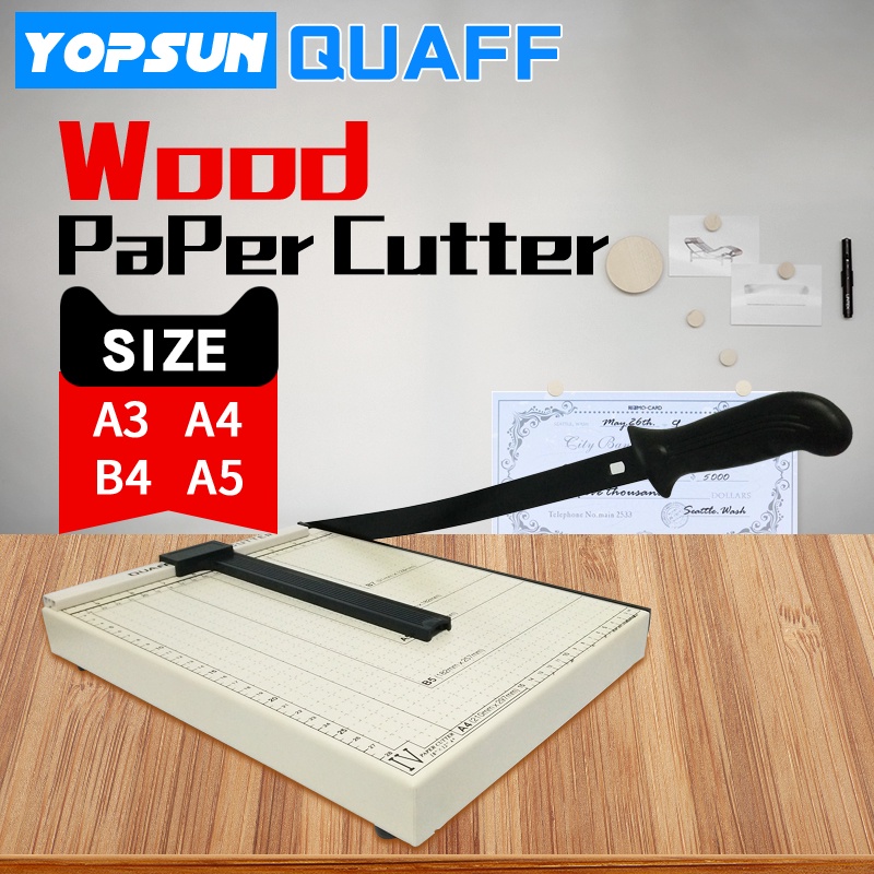 Quaff Paper Cutter Metal Size A3 | B4 | A4 | A5 (7×8) High Quality ...