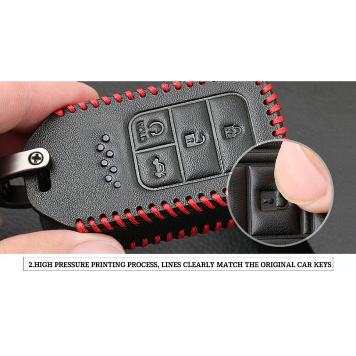 TOMBOL HONDA CIVIC CRV 4 BUTTON REMOTE CASE LEATHER KEY COVER | Shopee ...