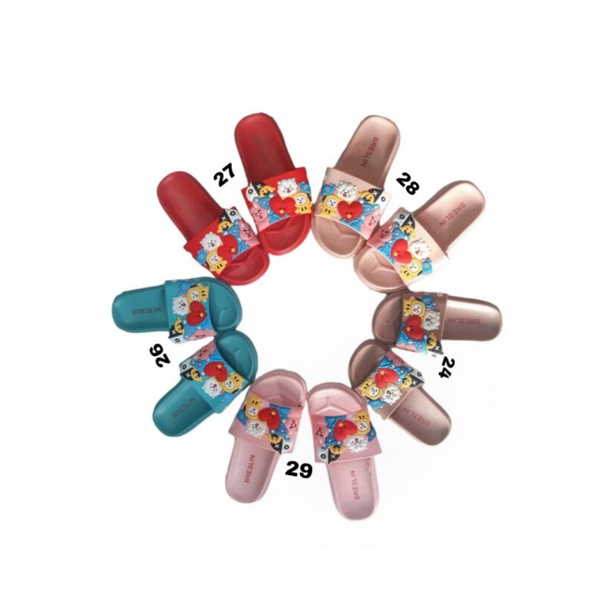 BT21 SLOPE SANDALS // // PAY ON DELIVERY // | Shopee Philippines