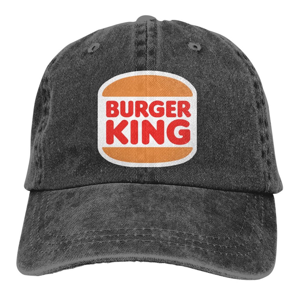 Spring And Summer New Trendy Hats Burger King Retro Logo Hamburger Fast ...