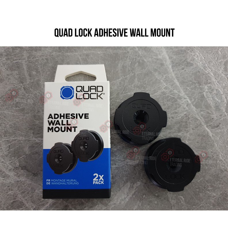 Quad Lock Adhesive Wall Mount Twin Pack | Shopee Philippines
