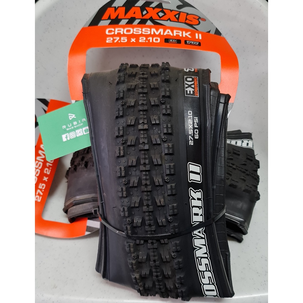 TIRE MAXXIS Crossmark II M344RU 27.5x2.10/2.25 EXO/TR Kevlar per pc | Shopee Philippines