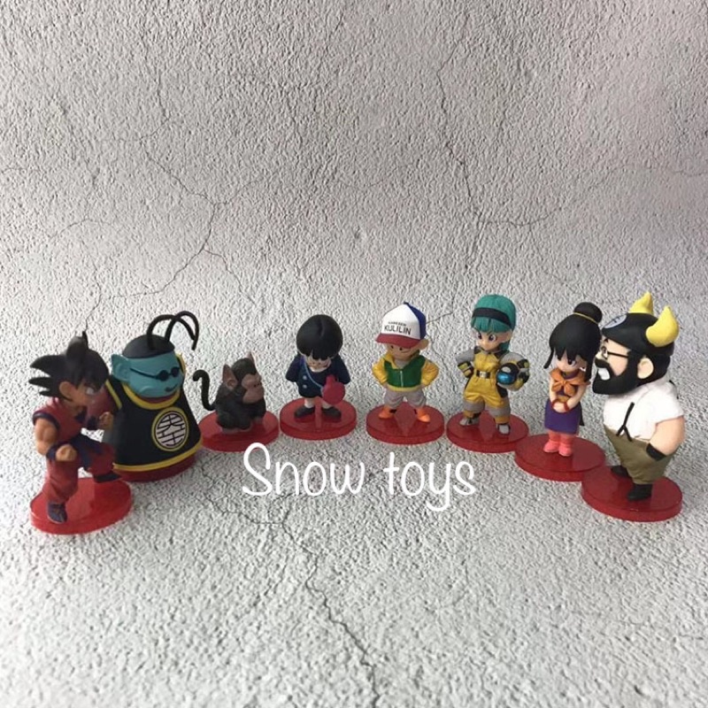 [Full Box] Dragon Ball Model - WCF / DWC Vol.2 - Set Of 8 Models Goku ...