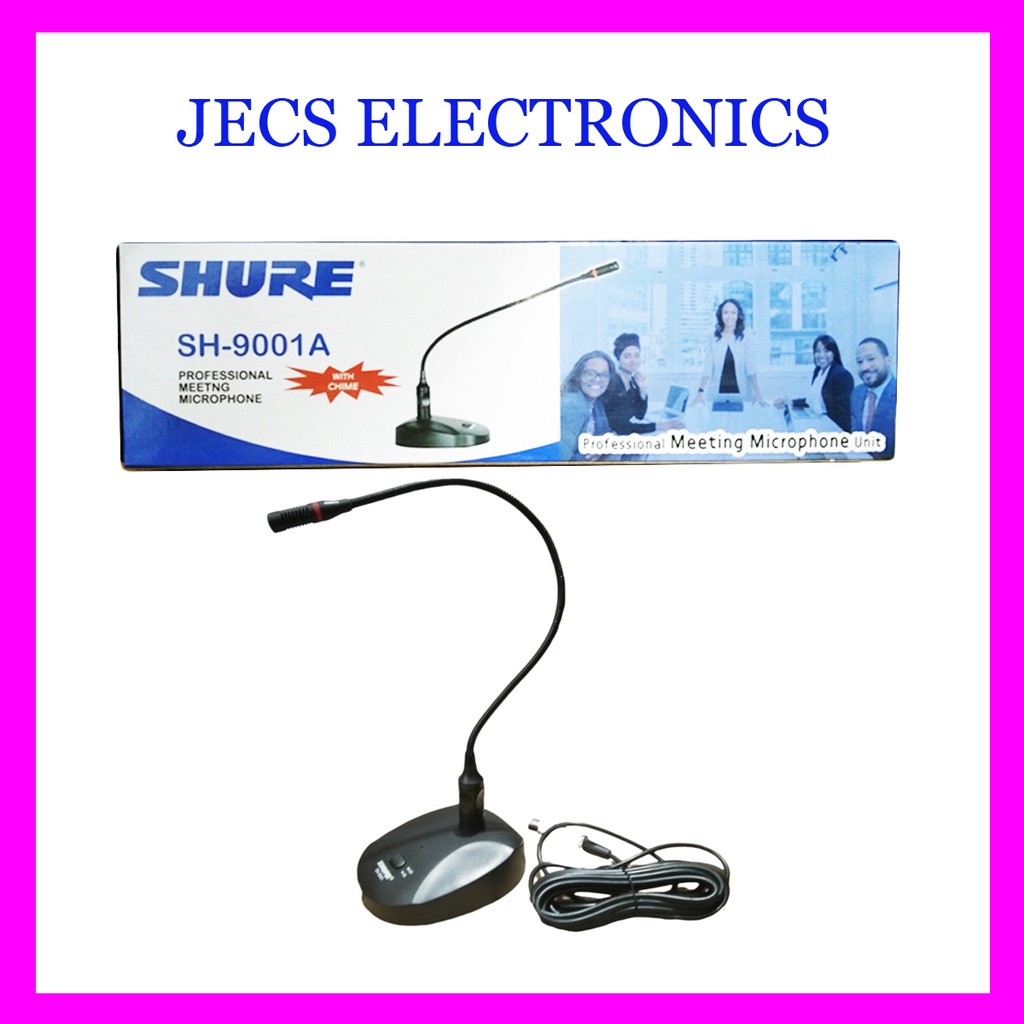SHURE SH-9001A PROFESSIONAL MEETING MICROPHONE | Shopee Philippines
