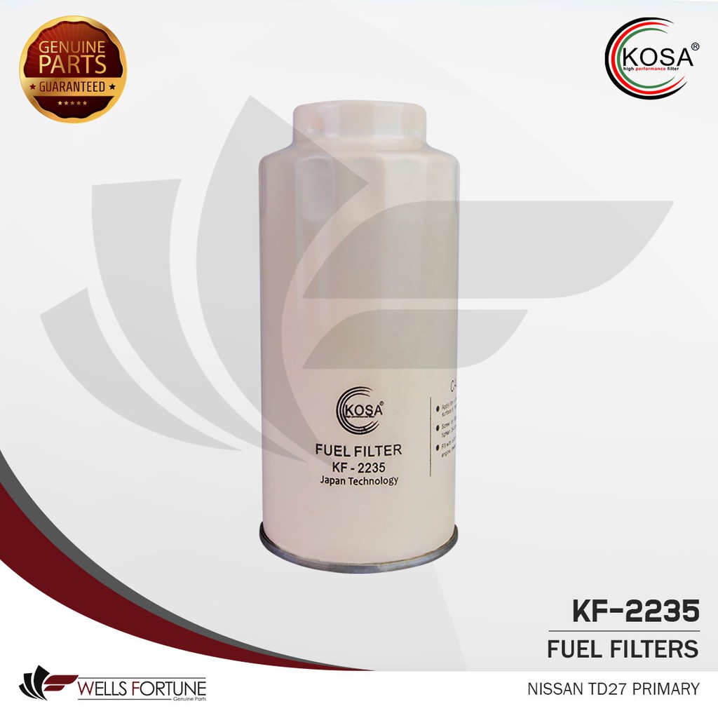 NISSAN TD27 PRIMARY KOSA FUEL FILTER KF-2235 (1 PC) | Shopee Philippines