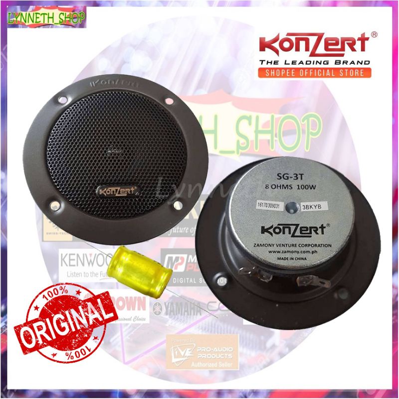 KONZERT TWEETER SG-3T ORIGINAL | Shopee Philippines