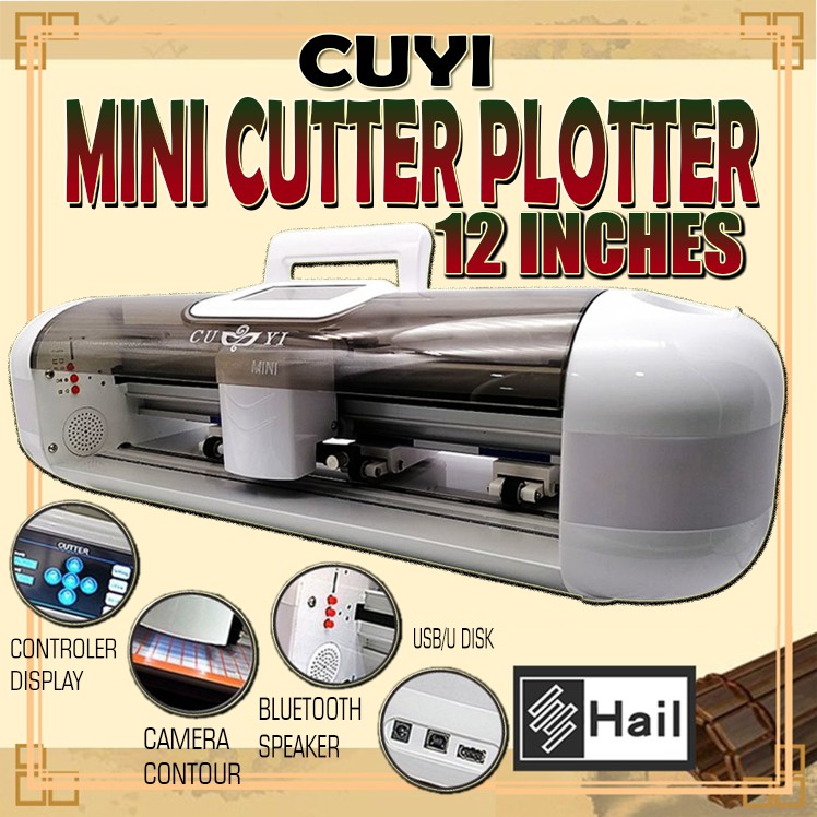CUYI MINI CUTTER PLOTTER WITH BLUETOOTH SPEAKER | Shopee Philippines