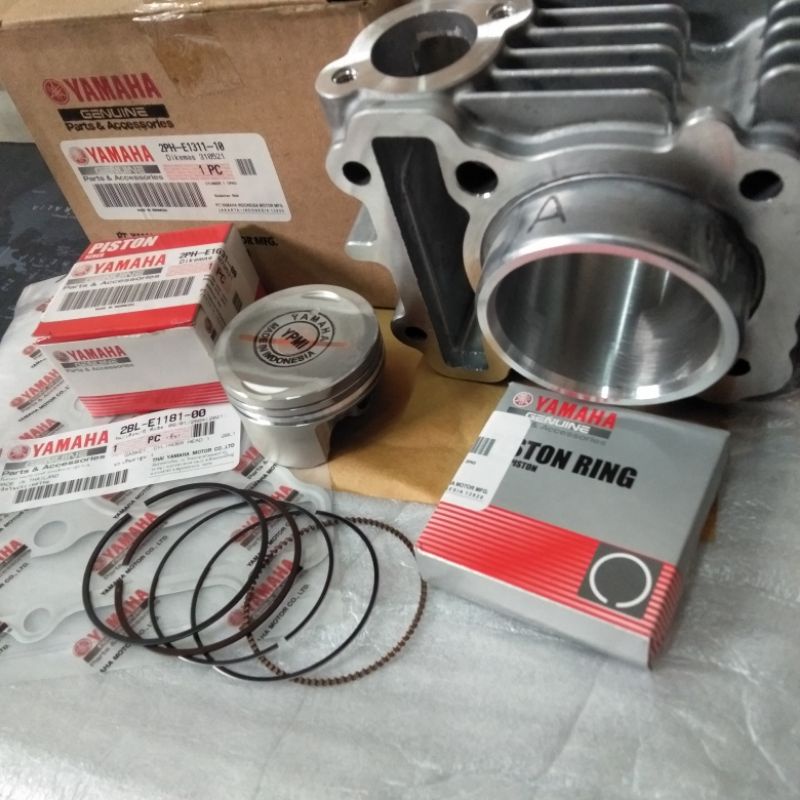 E117 Cylinder Block Complete Set Mio i 125, m3, msi 125, Gravis, Gear ...