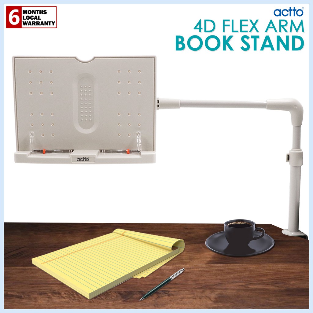 ACTTO 4D Flex Arm Adjustable Book Stand | Shopee Philippines