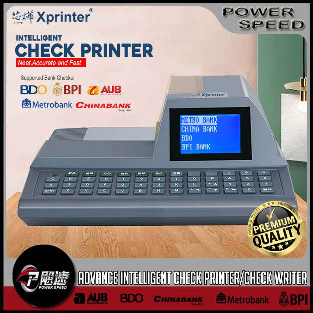 Xprinter Intelligent Full Keyboard Automatic Check Printing Printer ...