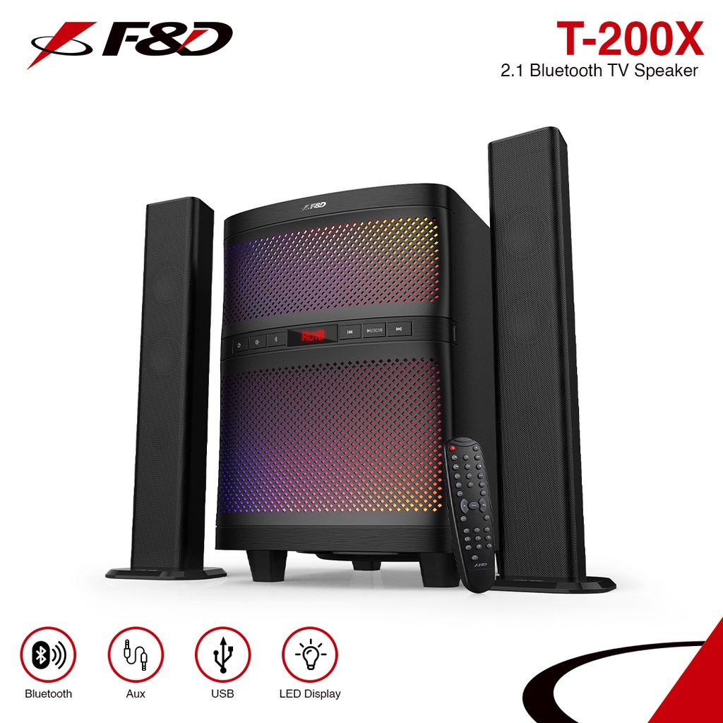 F&D T200X 2.1 TV Speaker | Shopee Philippines