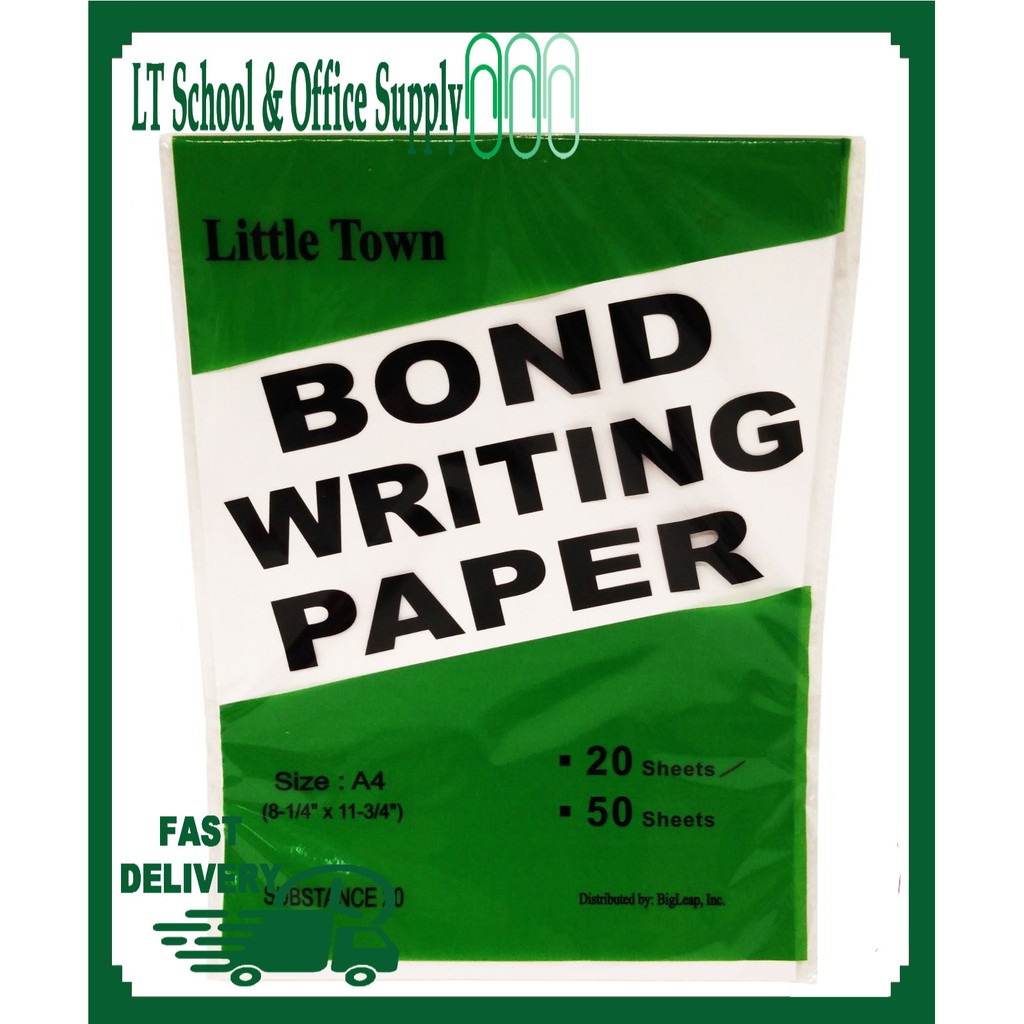 LT Bond Writing Paper Size A4 70gsm | Shopee Philippines