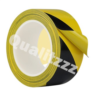 PVC Caution Warning Tape Alert Tape Black-Yellow Adhesive Tape | Shopee ...