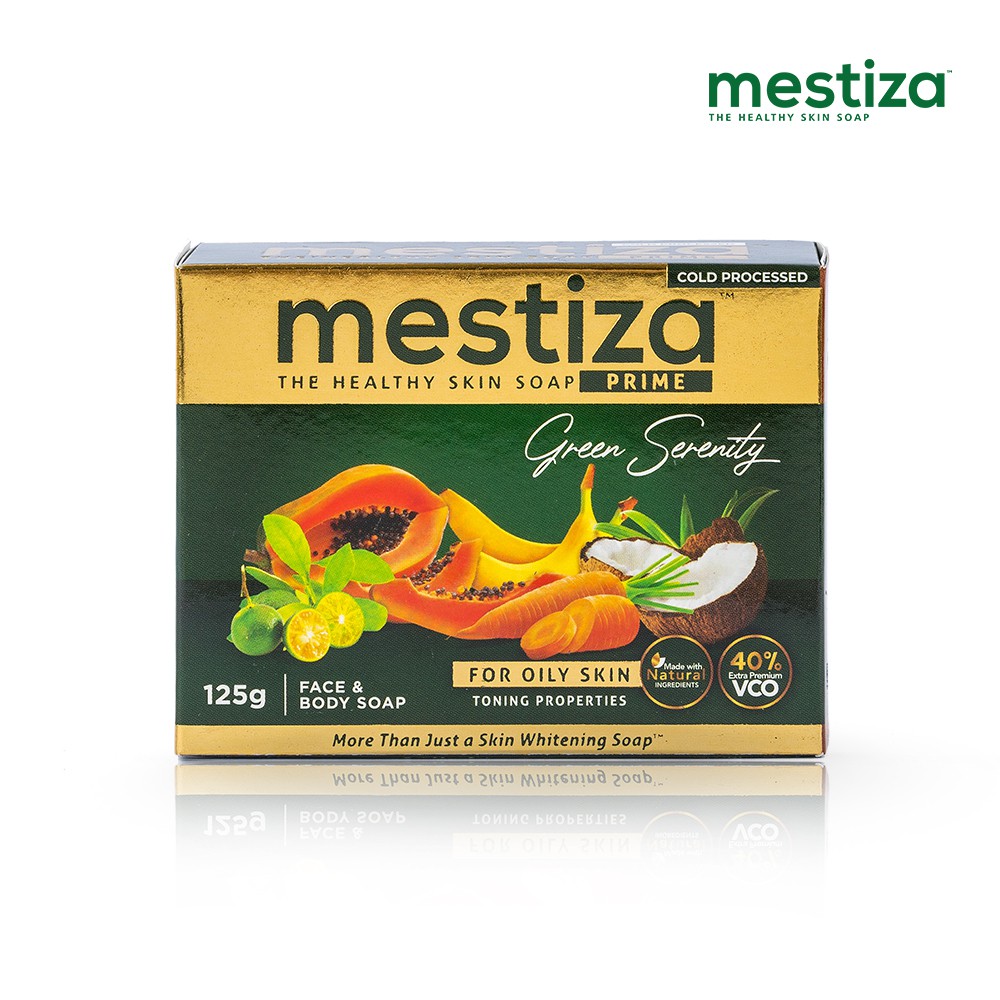 Mestiza Face & Body Soap Prime Green Serenity 125 g | Shopee Philippines