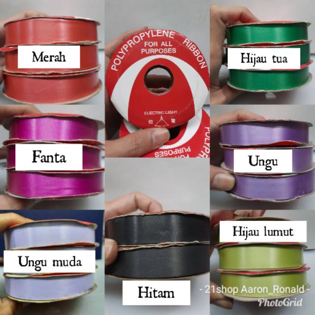 Japanese ribbon plastic ribbon gift ribbon 3/4 inch (25yard) | Shopee ...