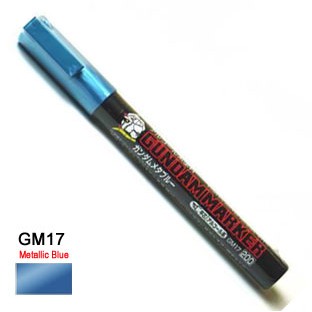 Gundam Marker Pen - Oil Based GM17 (Metallic Blue) | Shopee Philippines