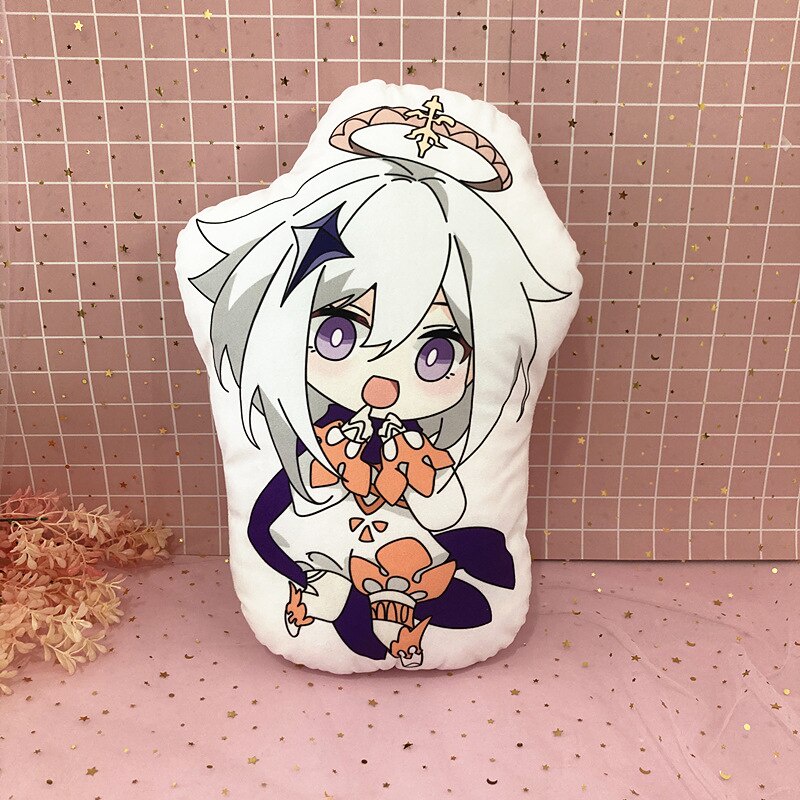 10CM Genshin impact Plushie Pendant Toys Kwaii Paimon Klee Amber Venti ...