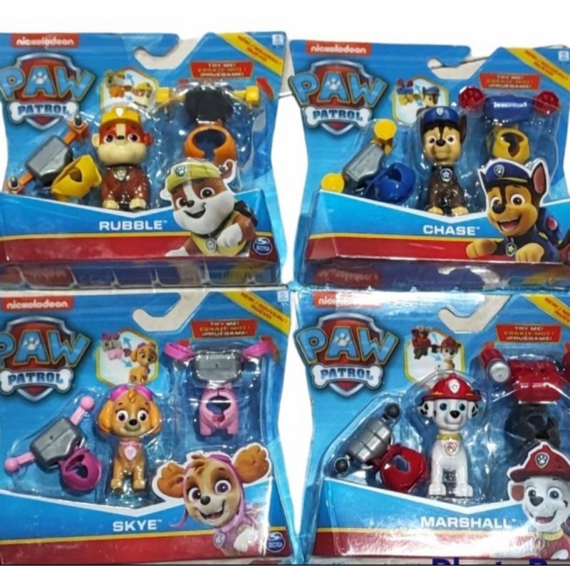 Paw Patrol Dress Up Rubble, Chase, Skye, Marshall | Shopee Philippines
