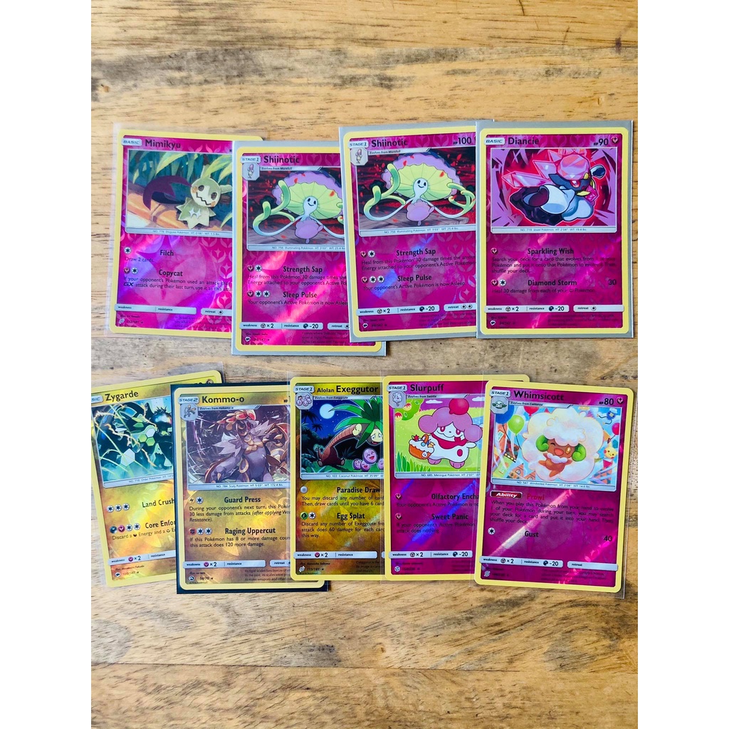 Reverse Holo Rare Fairy / Dragon Cards. Original Pokemon TCG Trading ...