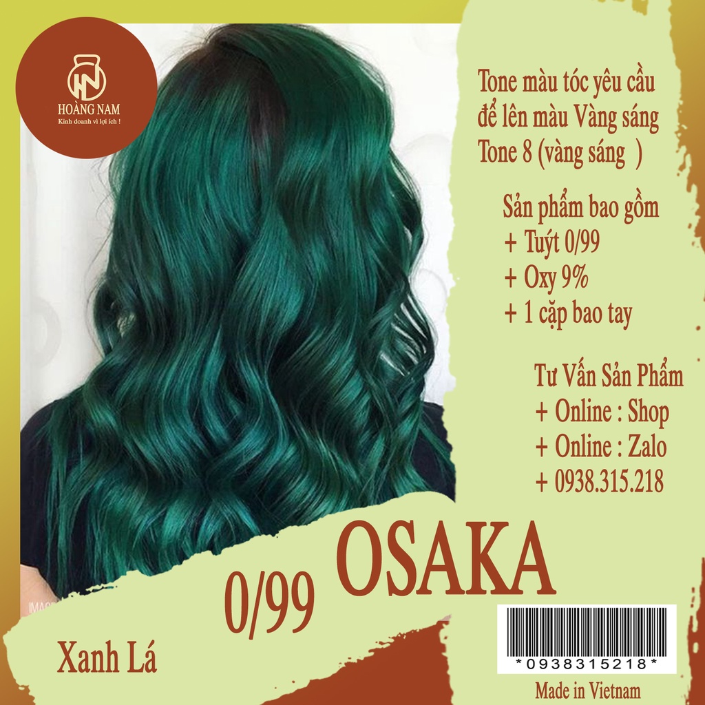 Green Hair Dye, Standard Osakak Collagen Color Up Quickly Minimizes ...