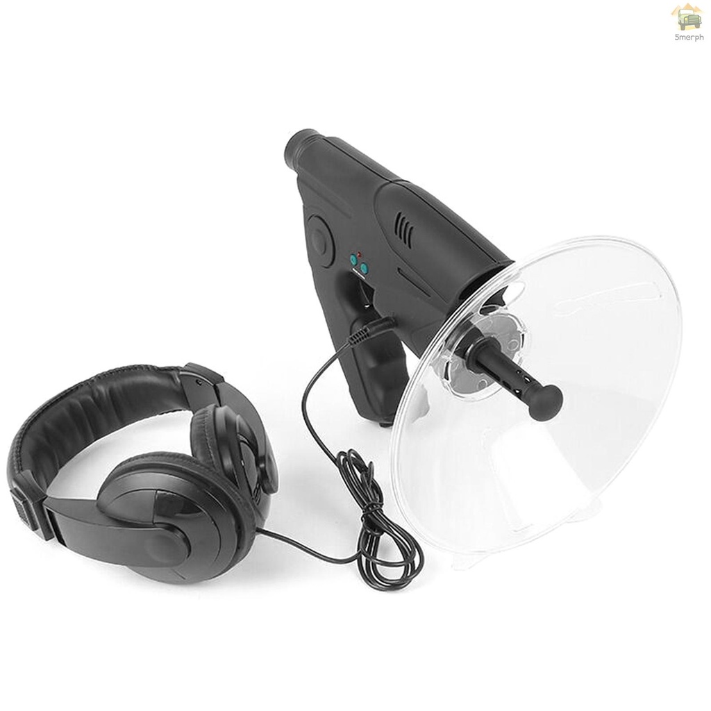 Parabolic Sound Collecting Dish 8X Monocular with Headphone Sound ...