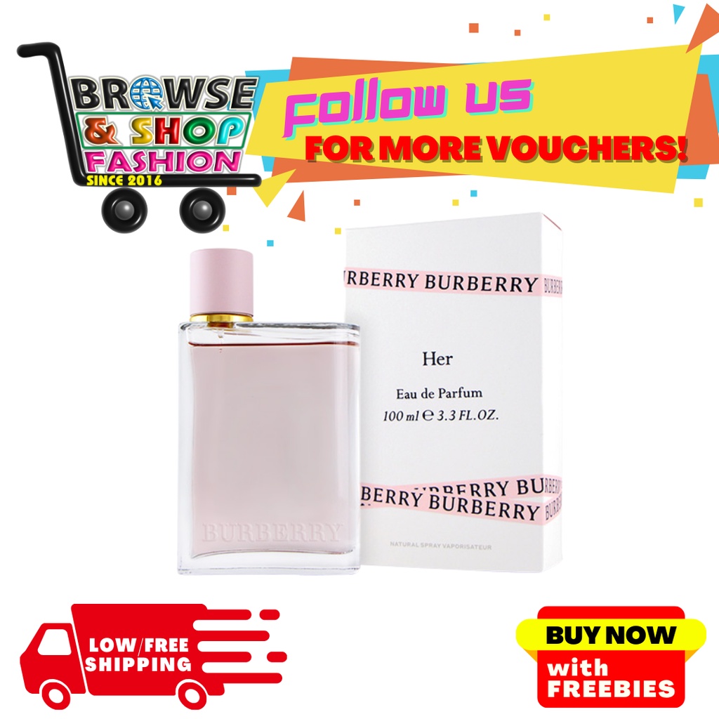 My Burberry Her Collection EDP, Blossom, and Intense 100ml | Shopee ...