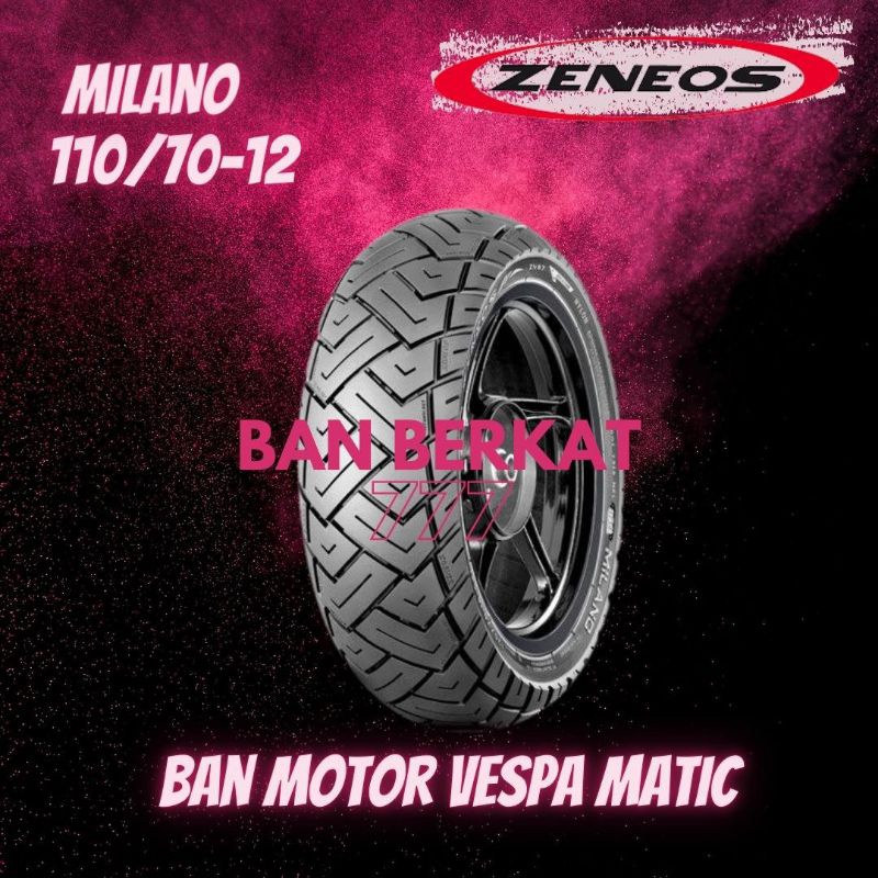 Vespa Matic fazzio/Zeneos Milano 110/70 Ring12 Tubeless Motorcycle ...