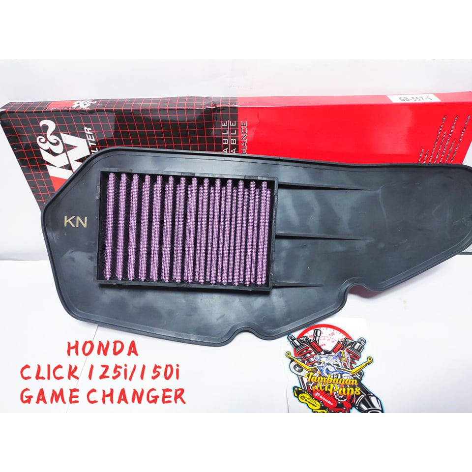 WASHABLE AIR FILTER H0nda Click 125i/150/150i game changer cod | Shopee ...