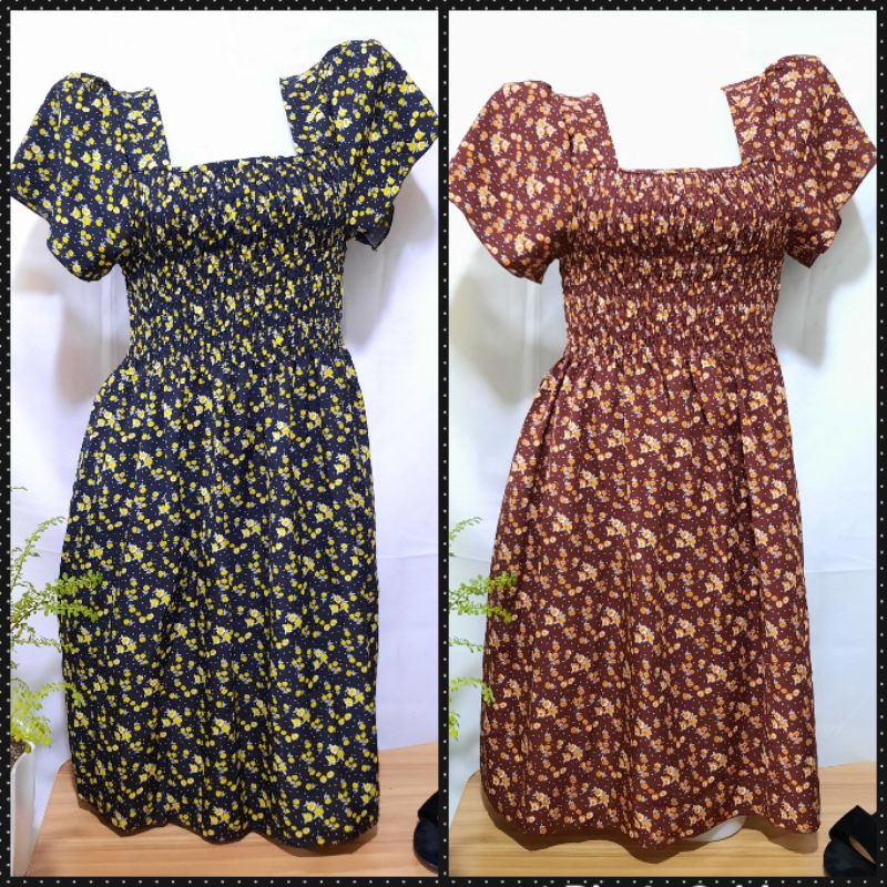 Bestida/Smock Dress Fit up to XL (authentic from Bangkok) | Shopee ...