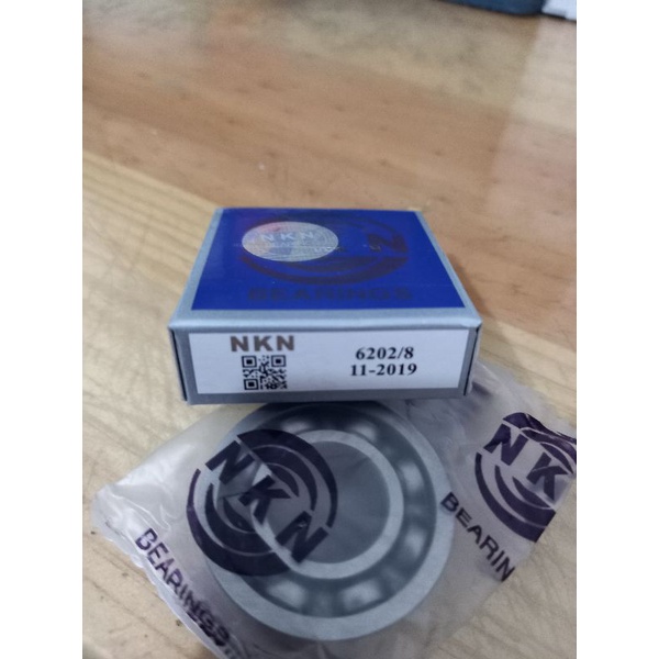 Ball bearing 6202-8 NKN bearing as mio (16003 Axle 15mm) | Shopee ...