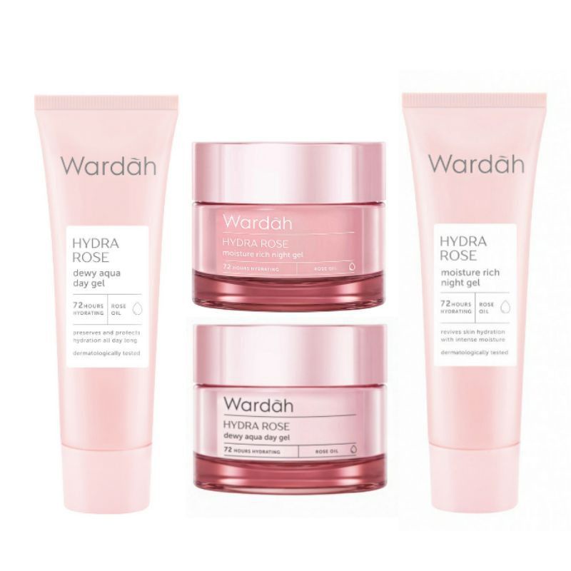 Wardah Hydra Rose Day & Night Gel | Shopee Philippines