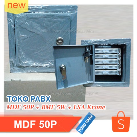 Terminal Box Panel MDF 50 Pairs Complete With LSA Frame | Shopee ...