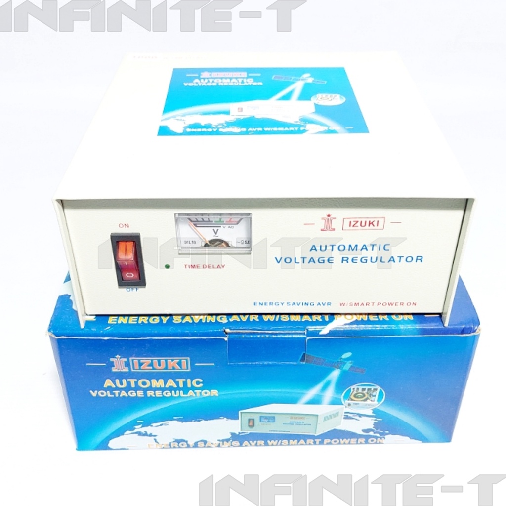 Izuki Automatic Voltage Regulator 1000W AVR for PC Computer (Time Delay ...
