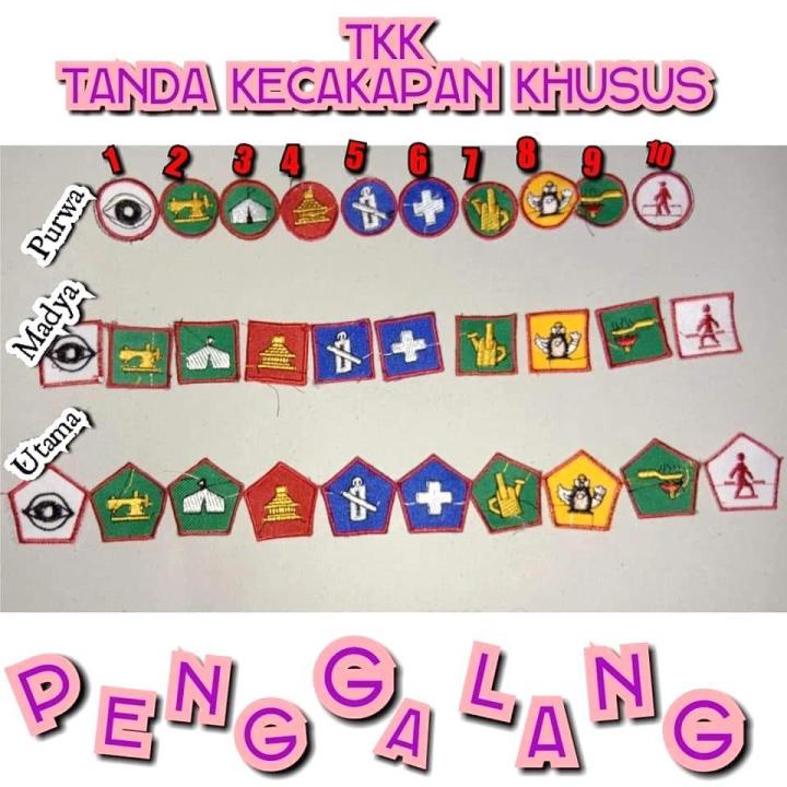 Special Proficiency Sign for TKK Scouts Raising 10 Compulsory | Shopee ...