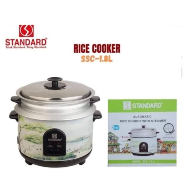 Standard Rice Cooker with Steamer1.8L Large Capacity Multifuncional ...