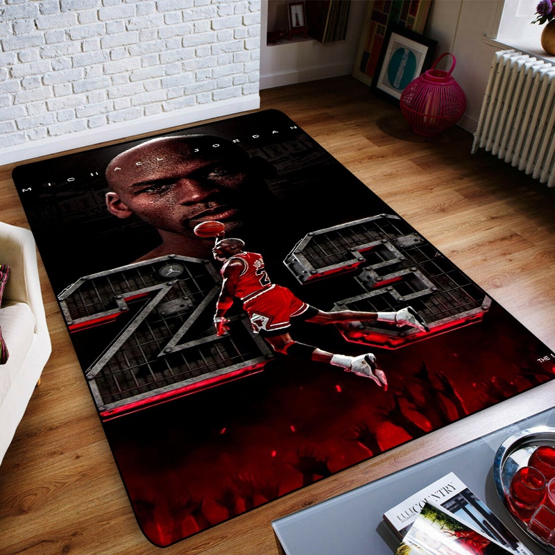 NBA Planet Team Carpet Bedroom Bedside Blanket Study Room Living Sofa ...