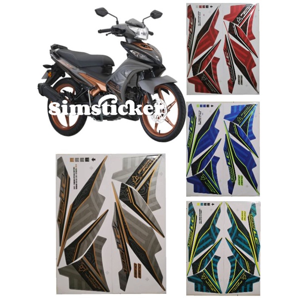 LC135 (20) V2 V3 V4 V5 V6 V7 SPECIAL EDITION BODY STICKER | Shopee ...