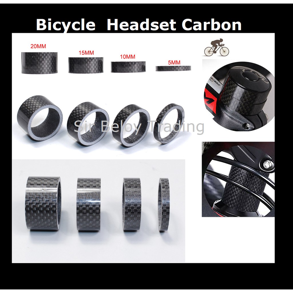 1 Piece 5MM 10MM 15MM 20MM Bicycle Spacer Alloy Spacer Carbon Spacer ...