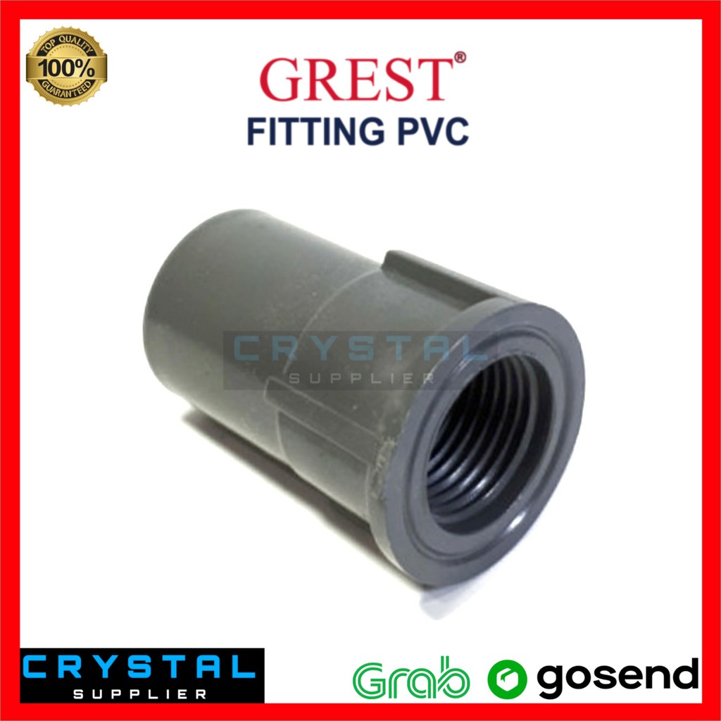 GREST Deep Drat Sock 1 x 3/4" inch PVC / Faucet Socket SDD Sock Socket ...