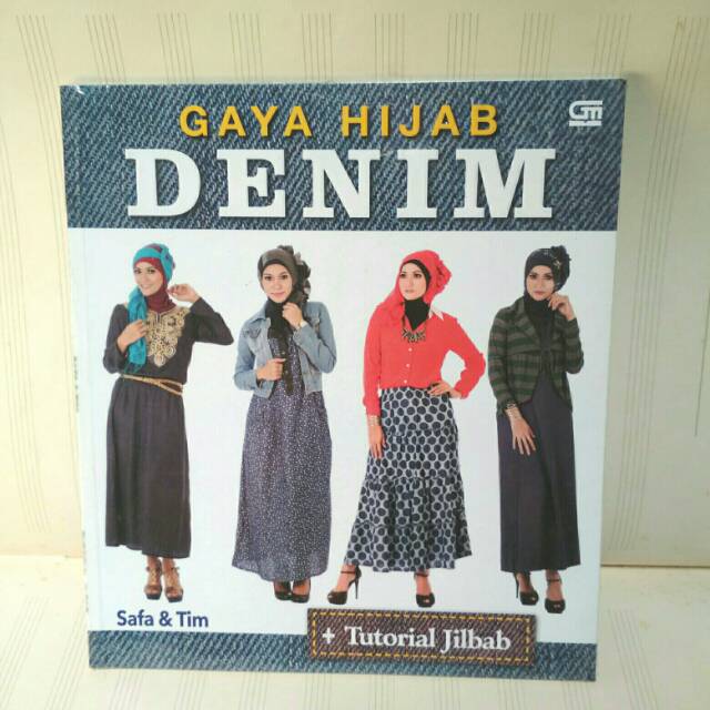 Denim hijab Style Book hijab Design Book hijab Veil gamis | Shopee ...