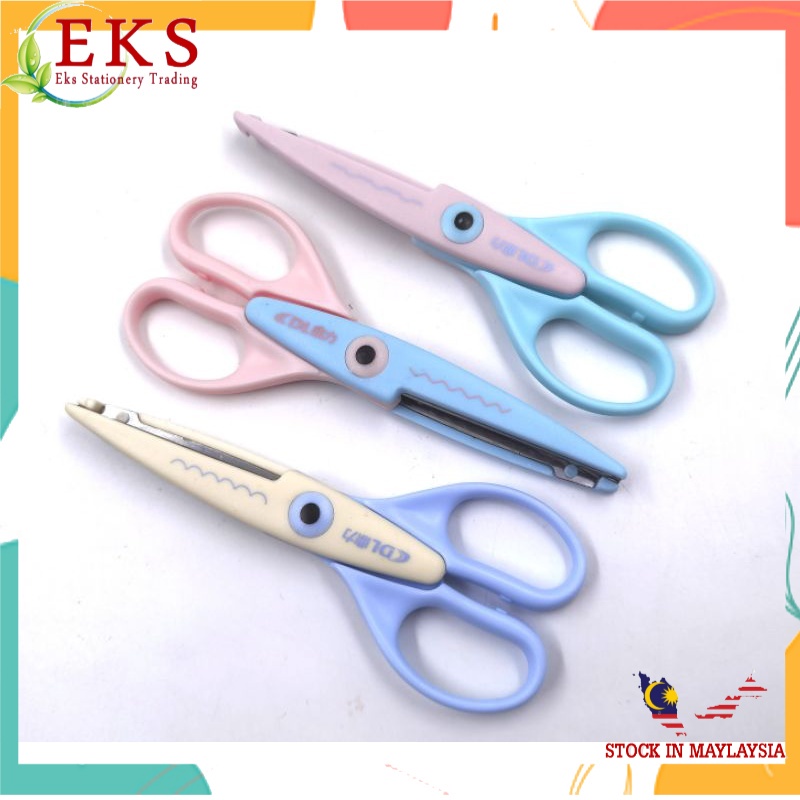 DL Stainless Steel Scissors Wavy Lace 花边剪刀 DL3137 | Shopee Philippines
