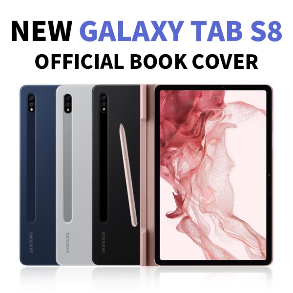 【New product】[SAMSUNG] OFFICIAL GALAXY TAB S8 BOOK COVER compatible ...