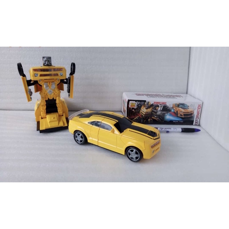 Transformers bumble bee optimus prime Toy Car Becomes A deform robot ...
