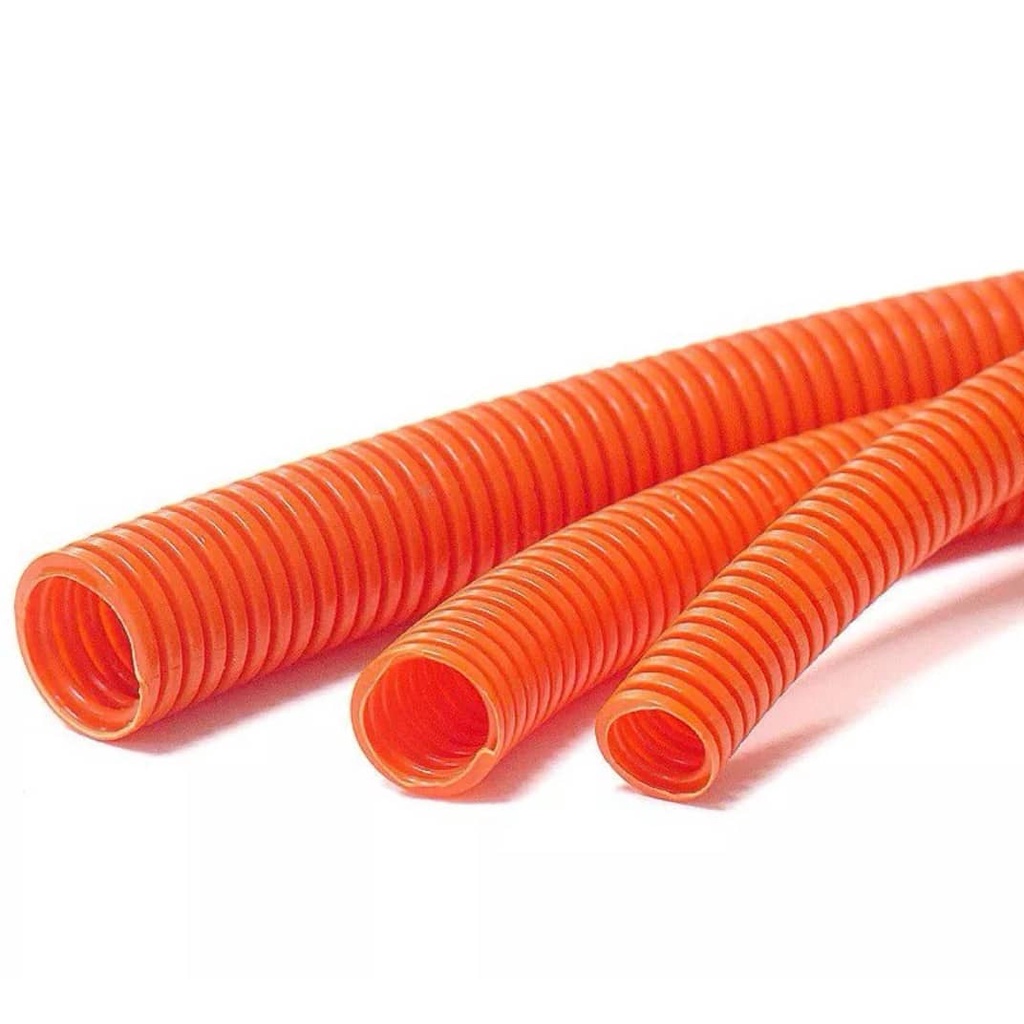 Orange Flexible Hose Electrical Conduit Hose 1/2 or 3/4 ( 50 METERS ) | Shopee Philippines