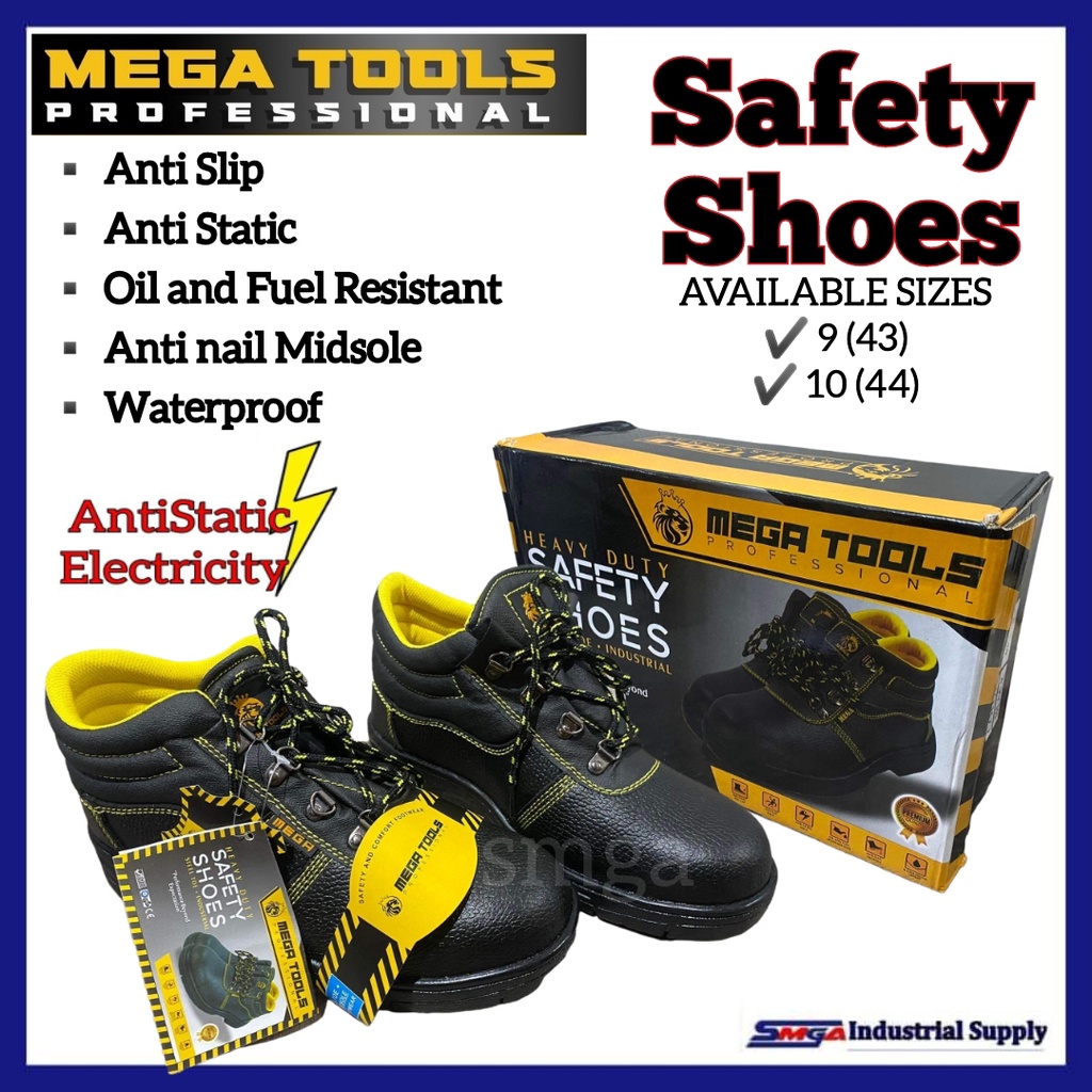 Megatools Safety Shoes (Please Select Size) | Shopee Philippines