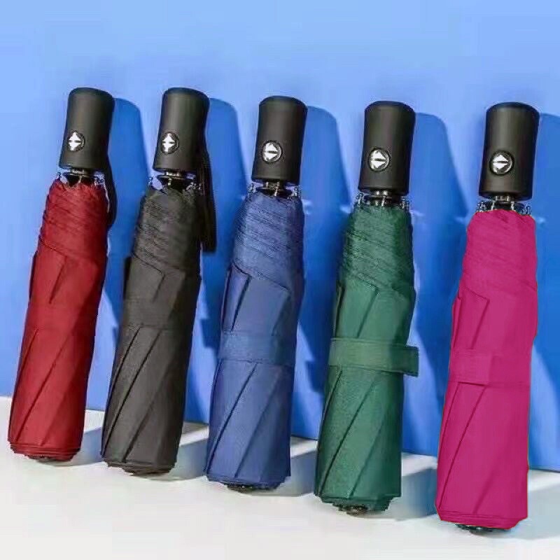 SKY PHIL 3F AUTOMATIC UMBRELLA WINPROOF PONGEE PLAIN W/UV | Shopee ...