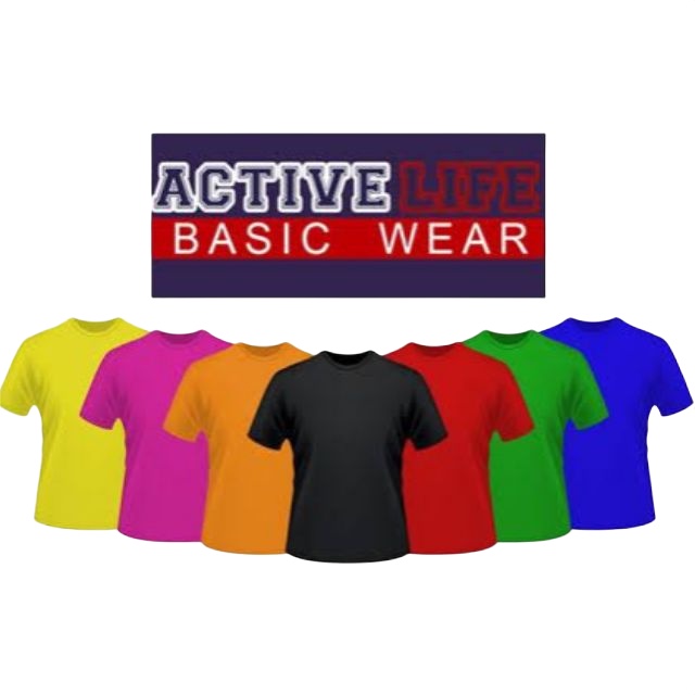 Plain T-Shirt: Active Life Round Neck Cotton T-Shirt for Unisex ...