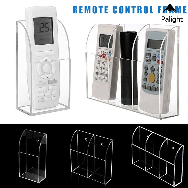 Acrylic TV Air Conditioner Remote Control Holder 1-3 Case Wall Mount ...