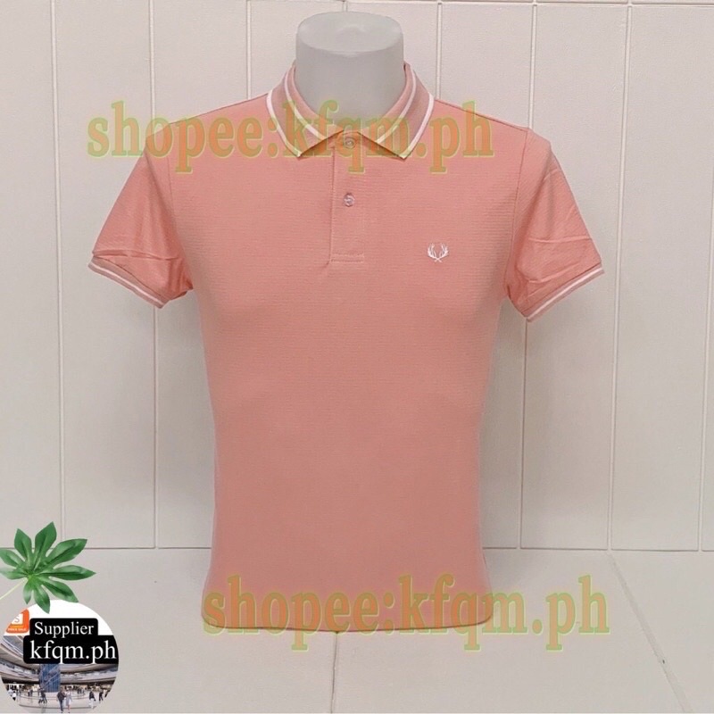 Men Polo Shirt stretch pure cotton plain color LKH | Shopee Philippines